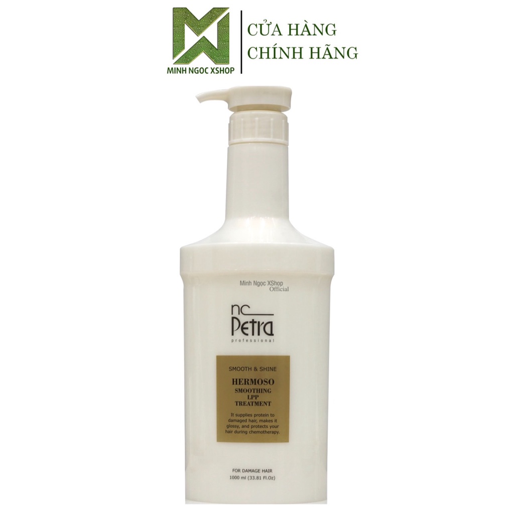 Kem ủ tóc, dầu hấp phục hồi công nghệ sinh học Nc Petra Lpp Hermoso Smoothing 1000ml chính hãng ...