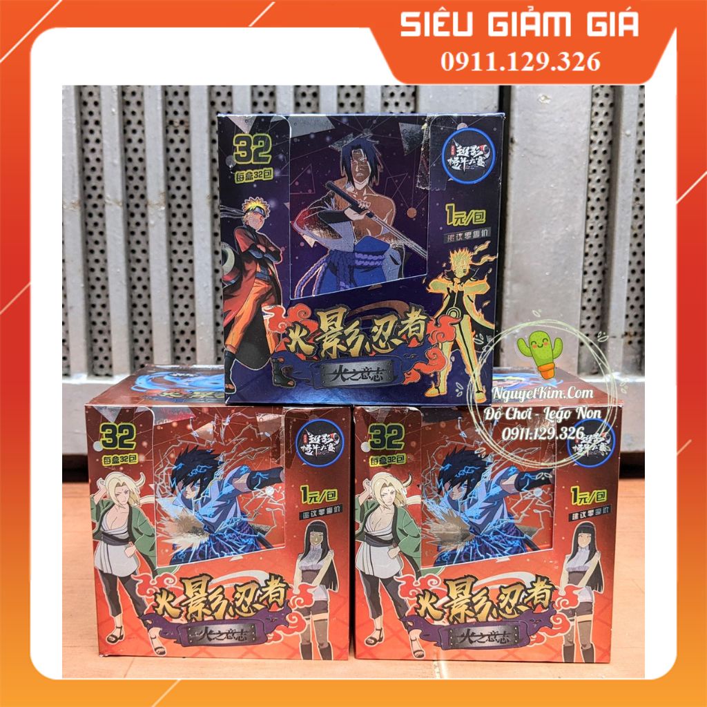 Thẻ Bài Naruto Anime Thẻ Nhân Phẩm Ngẫu Nhiên Chibi Chất Ngầu Xinh Xắn ...