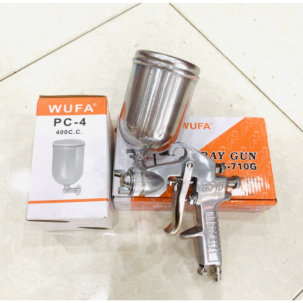 SÚNG PHUN SƠN NÉN KHÍ S710 WUFA LỖ PHUN 1.5MM | Shopee Việt Nam