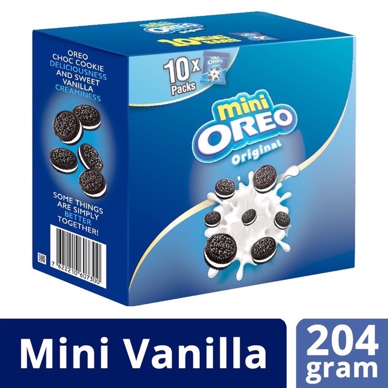 Bánh Quy OREO MINI Chocolate/ Vani hộp 204g | Shopee Việt Nam