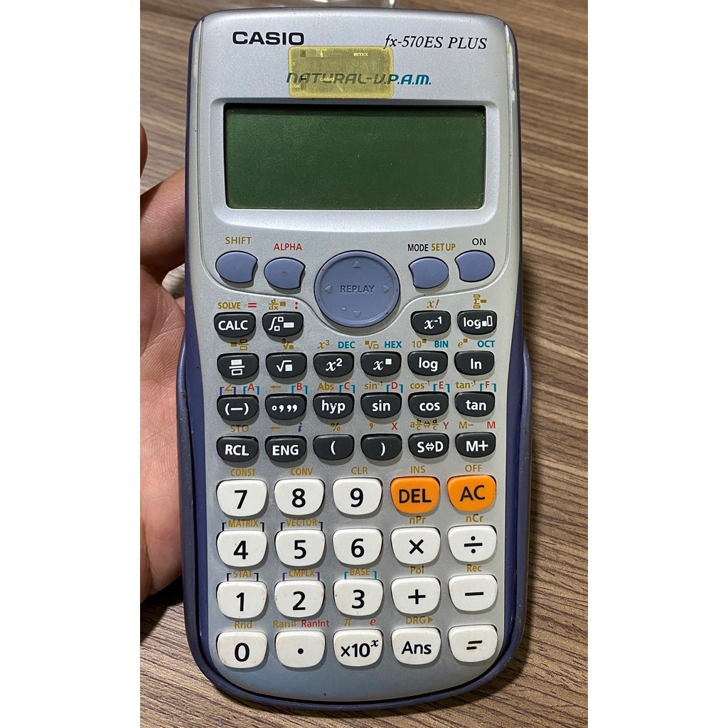 Máy Tính Casio FX 570ES Plus Chính Hãng, Giá Tốt, Đảm Bảo | Shopee Việt Nam