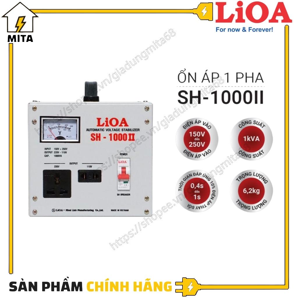 Ổn áp 1 pha LiOA 1000VA dải điện 150v-250v SH-1000II - MITA | Shopee Việt Nam