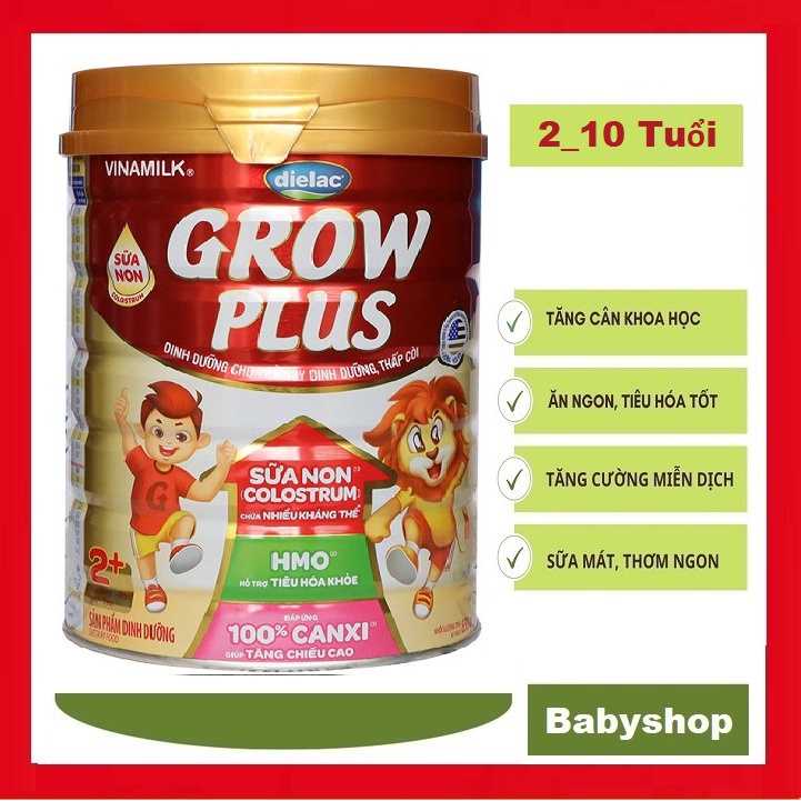 Sữa Dielac Grow Plus 2+ 850g (2-10 tuổi) [Date 2026] | Shopee Việt Nam