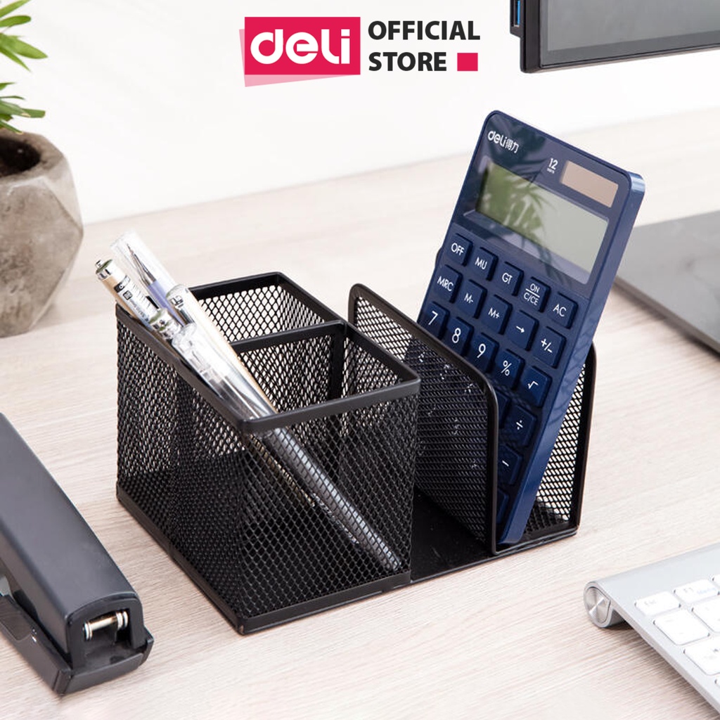 Khay Đựng Bút Và Tài Liệu Dạng Lưới Đa Năng Deli | Khay Đựng Bút, Tài ...