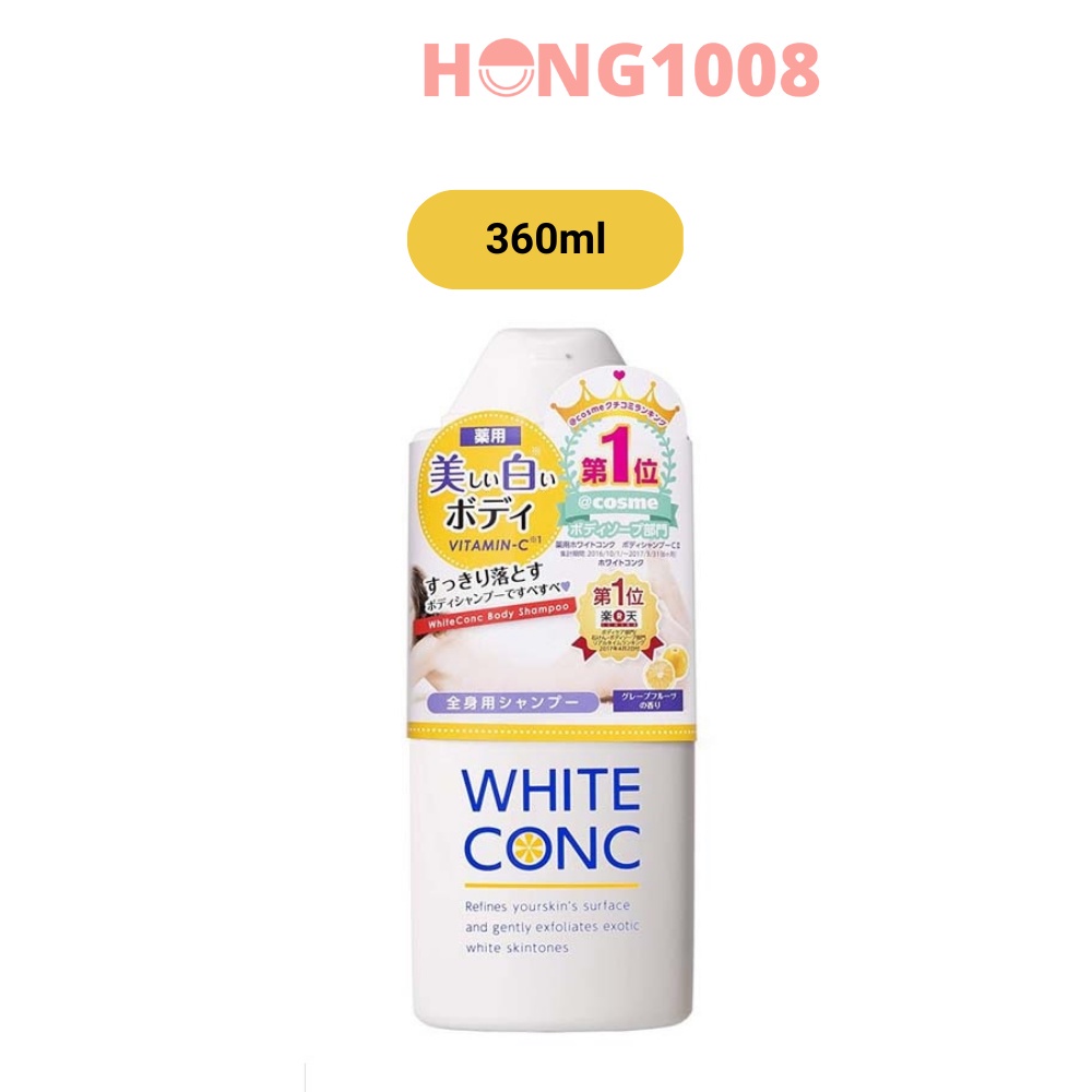 Sữa Tắm Dưỡng Da White Conc Body Nhật Bản 360ml - WhiteConc Body ...