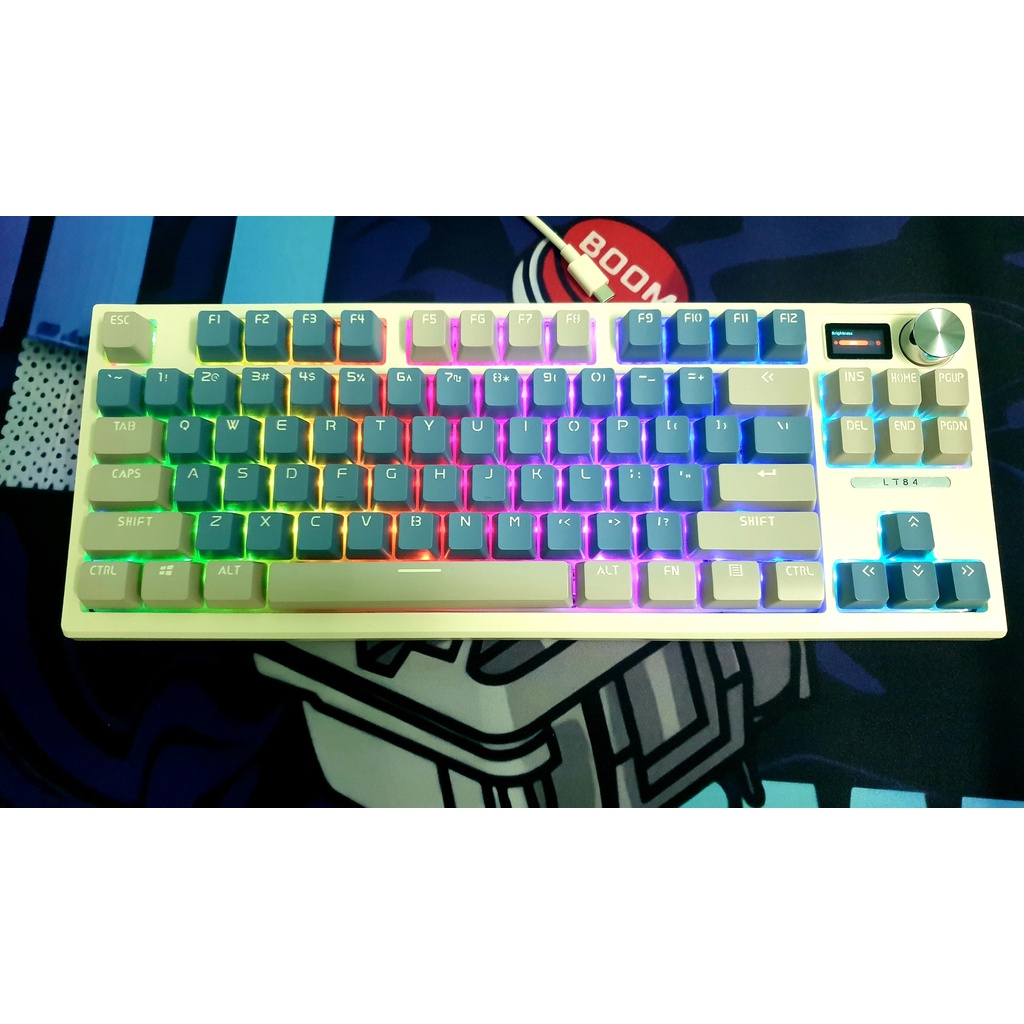 Bàn phím cơ không dây LANGTU LT84 PRO Ver 2 HOTSWAP led RGB có màn hình ...