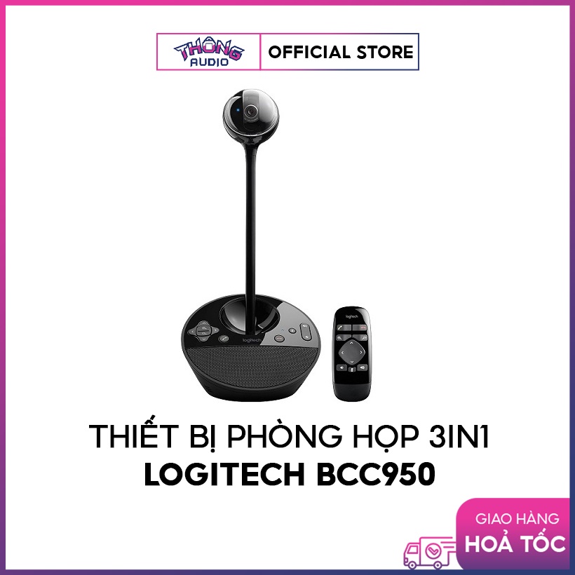 Thiết bị phòng họp 3in1 Logitech BCC950 cho chất lượng hình ảnh full hd ...