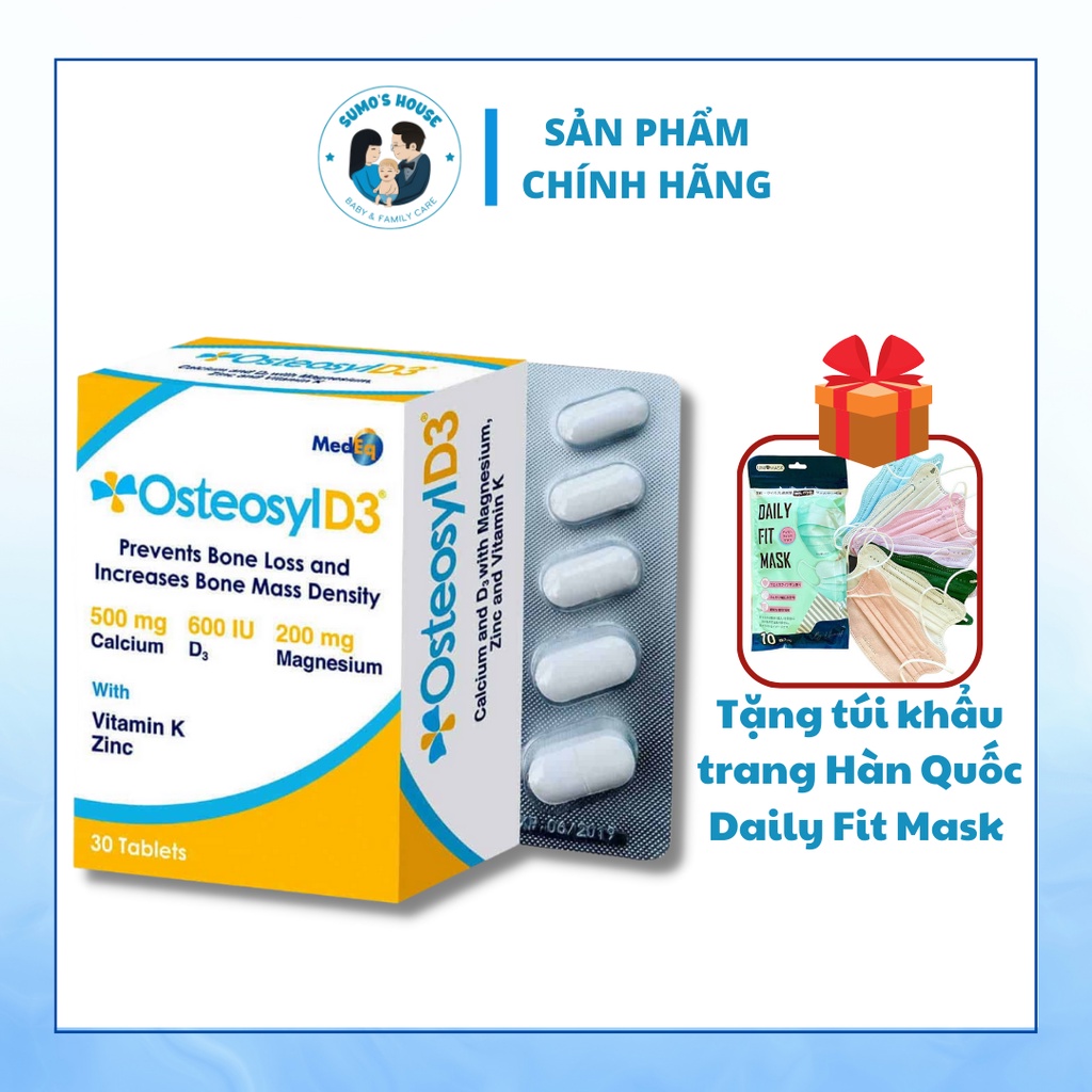 Canxi Osteosyl D3 - Giúp Bổ Sung Canxi, Vitamin Cho Cơ Thể Hộp 30 Viên ...