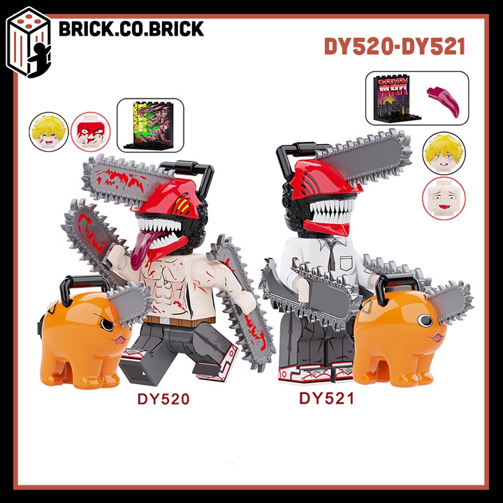 Đồ chơi Lắp ráp Mô hình nhân vật Chainsawman Mẫu mới DY520 - DY521 | Shopee Việt Nam
