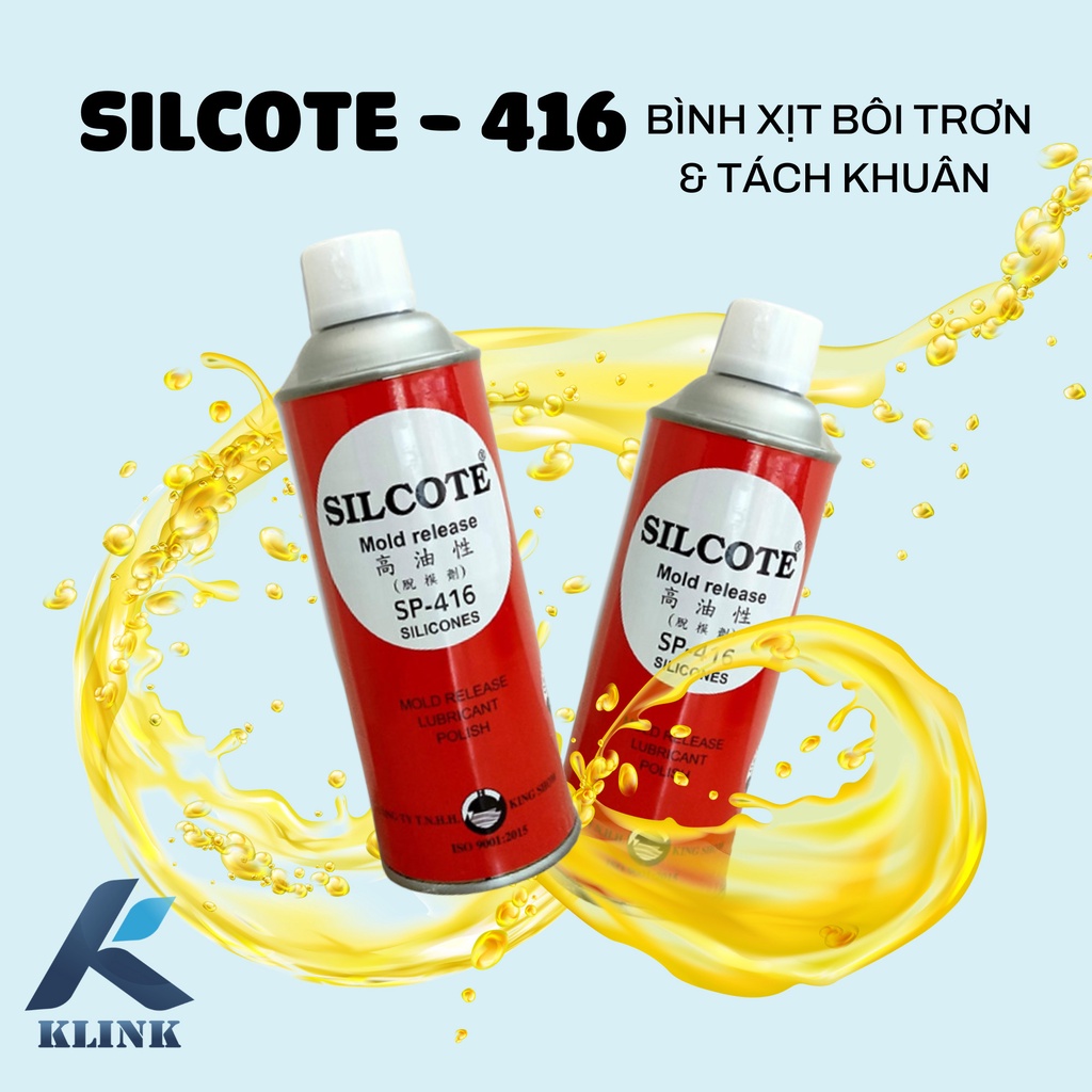 Bình xịt vệ sinh tách khuôn công nghiệp, dầu tách khuôn Silicon Silcote ...