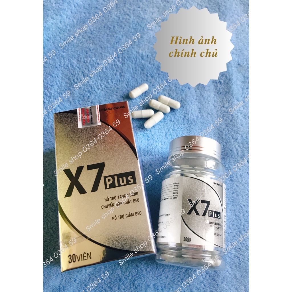 Viên Uống Giảm Cân X7 Plus Ngân 98 X1000- Chính Hãng Giảm 5-15kg sau 1 liệu trình - Tặng Kèm ...