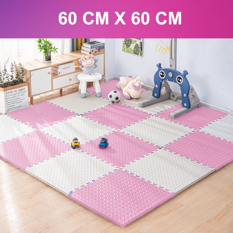 Thảm Xốp Ghép lót sàn 60x60 cm miếng dày 1cm tấm trải sàn vân gỗ gấp gọn xpe | Shopee Việt Nam