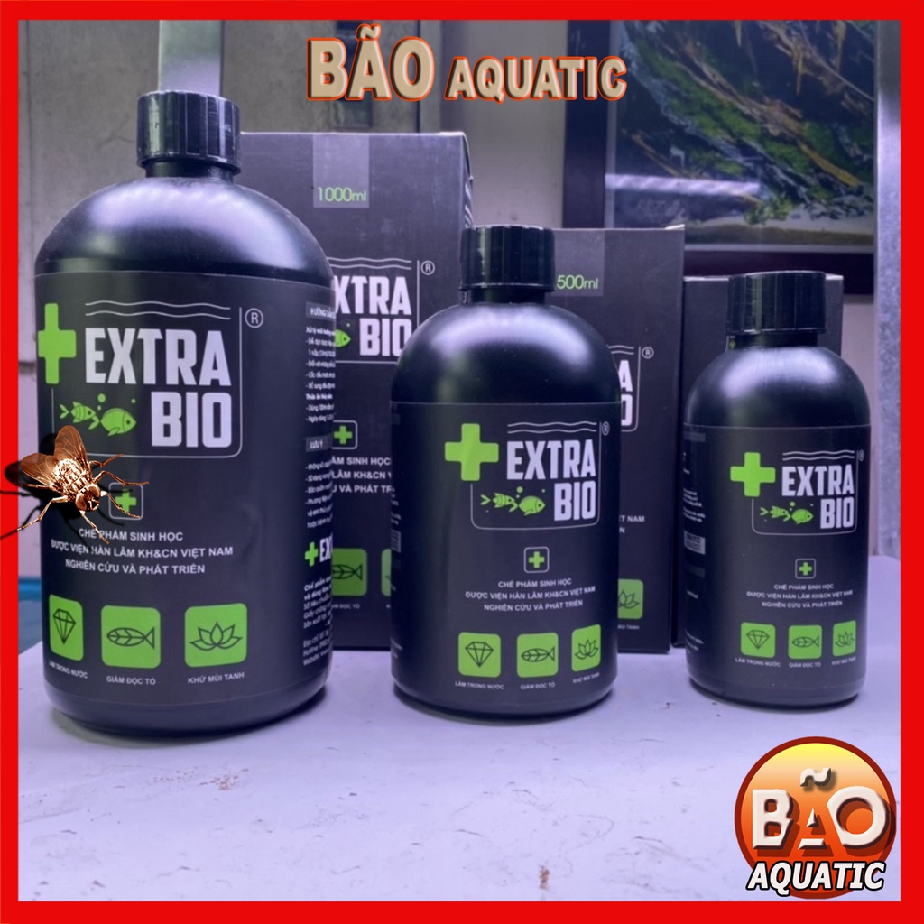 Vi Sinh EXTRA BIO làm trong sạch nước, khử tanh cho bể cá cảnh | Shopee Việt Nam