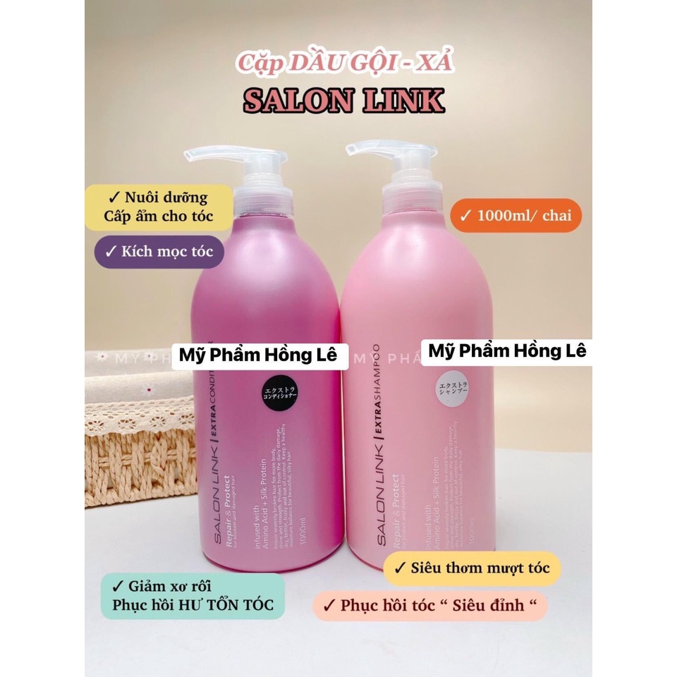 Bộ dầu gội xả Salon Link Extra 1000ml của Nhật Bản | Shopee Việt Nam
