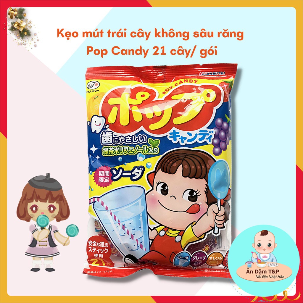 Kẹo Mút Trái Cây Không Sâu Răng Pop Candy | Kẹo Mút Nhật Bản Cho Bé ...