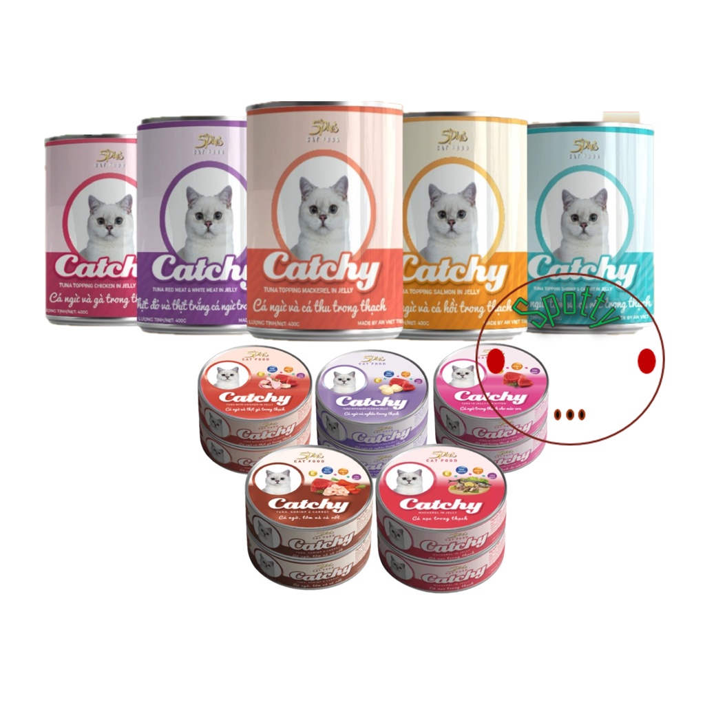 PATE MÈO CATCHY 400gr & 170gr | thức ăn cho mèo | pate mèo | Shopee ...