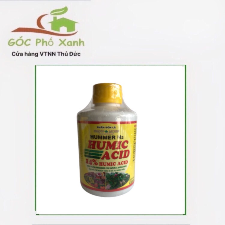 Phân Bón Hữu Cơ HUMER H2 14% Humic Acid Chai 235ML | Shopee Việt Nam