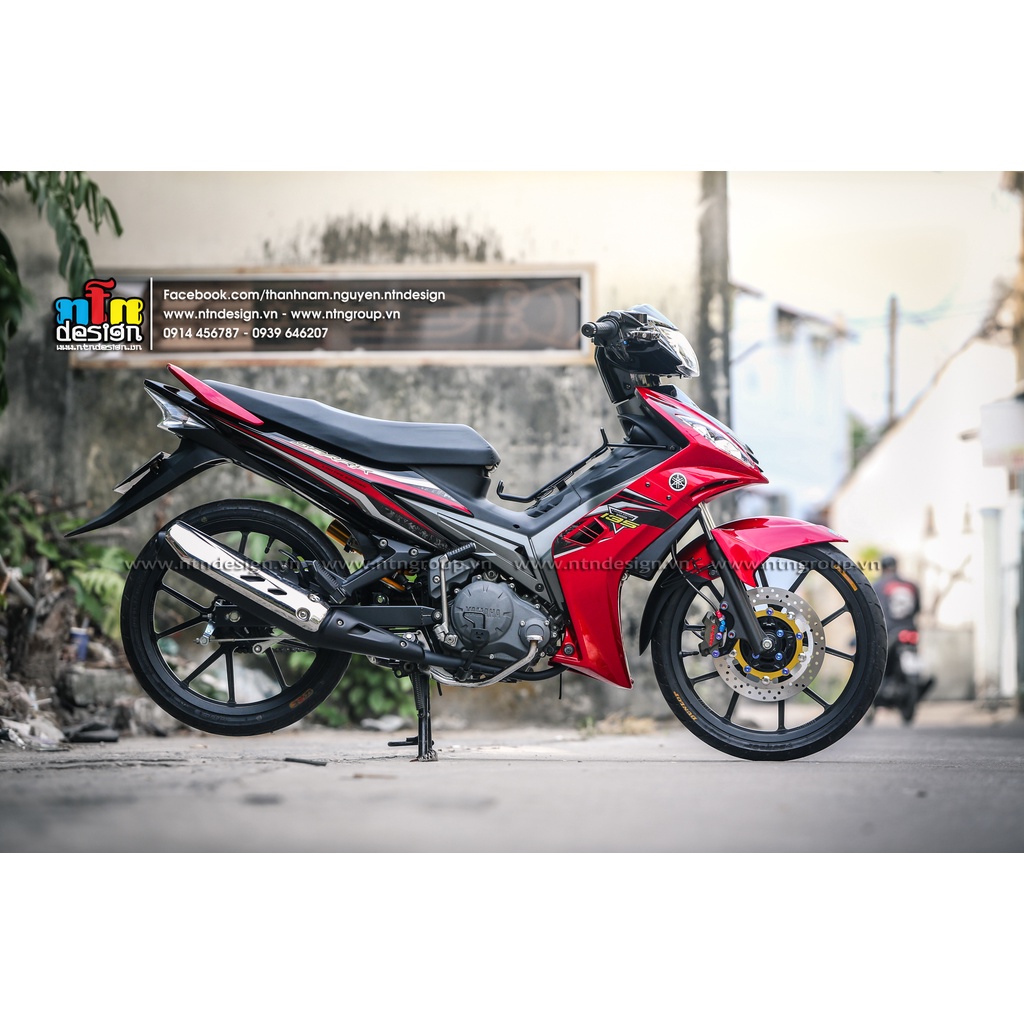 Tem Exciter 2008 - 2010 mẫu Spark 2023 (Đen đỏ) | Shopee Việt Nam