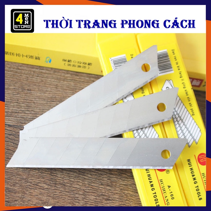 Bộ 10 Lưỡi dao rọc giấy Văn phòng Phẩm / lưỡi dao trổ siêu sắc cắt giấy ...