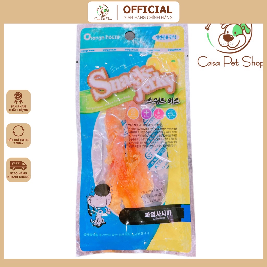Snack cho chó mèo Snack Jerky Gà sấy dẻo thơm ngon | Shopee Việt Nam