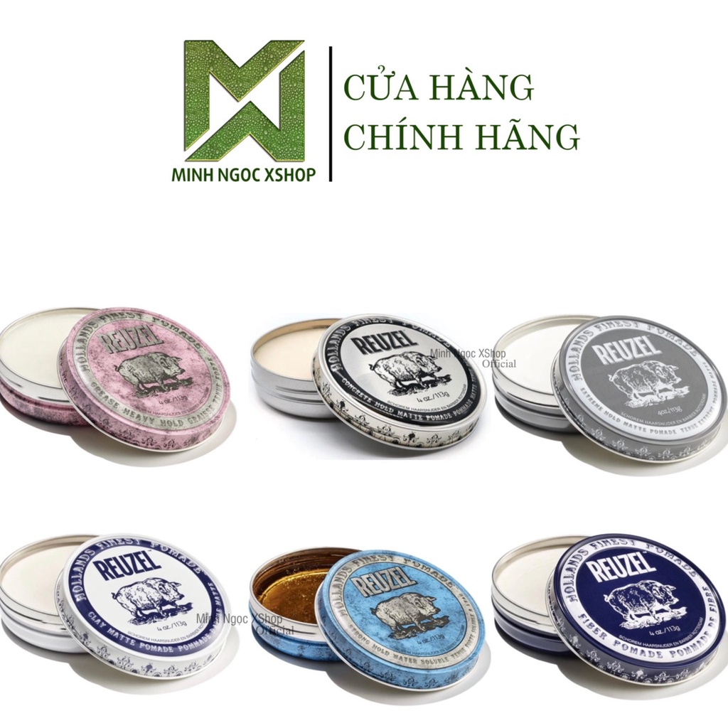 Sáp vuốt tóc Reuzel Pomade 35G - 113G - 340G, đủ màu hàng chính hãng ...