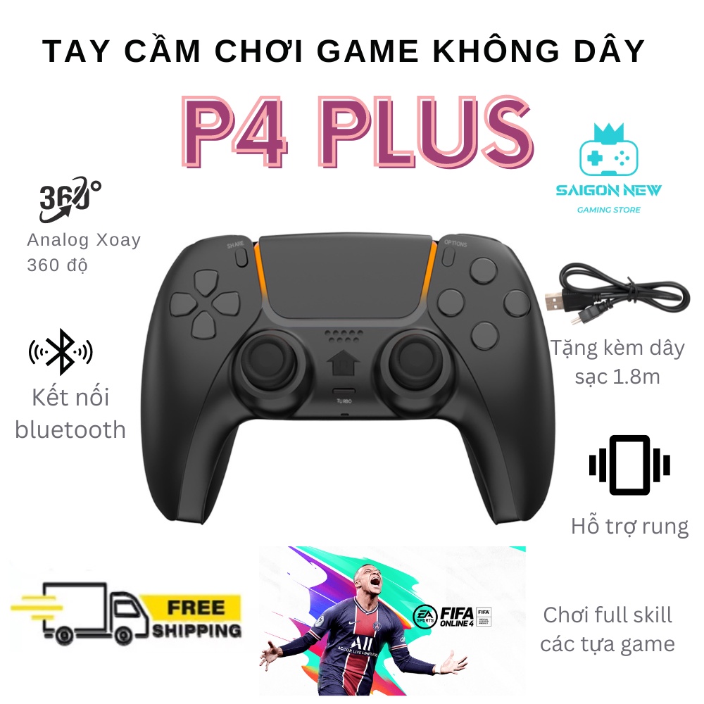 Tay cầm chơi game không dây P4 Plus -T411 - Full Skill FO4 - Full game ...
