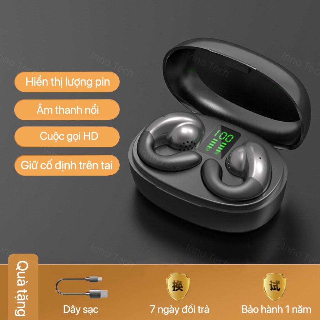 Tai nghe bluetooth S29 truyền âm thanh qua xương tai, sử dụng 5 tiếng ...