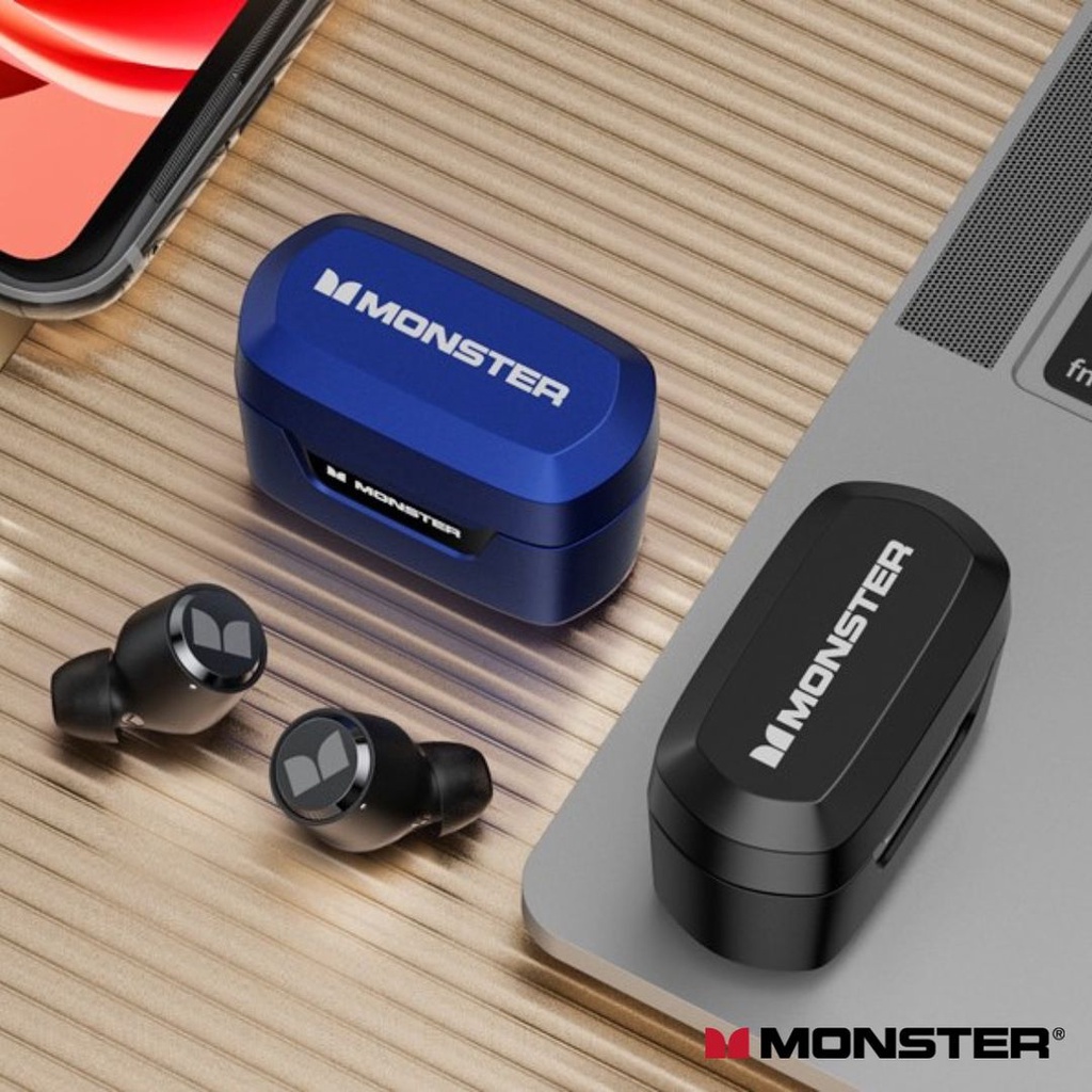 Tai nghe bluetooth MONSTER XKT05 siêu nhỏ gọn, tai nghe gaming bảo hành ...