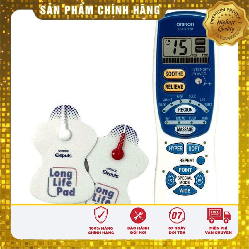 Máy mát xa Omron HV-F128 (Trắng) | Shopee Việt Nam
