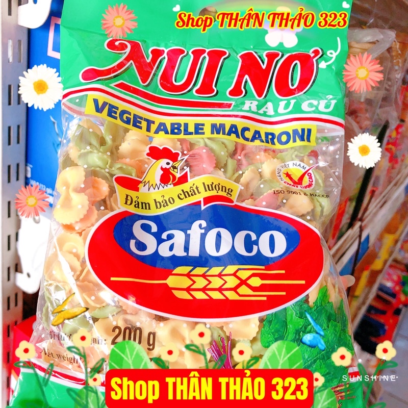 T02/2026- Nui Nơ Rau Củ Safaco Hình Nơ 200g | Shopee Việt Nam