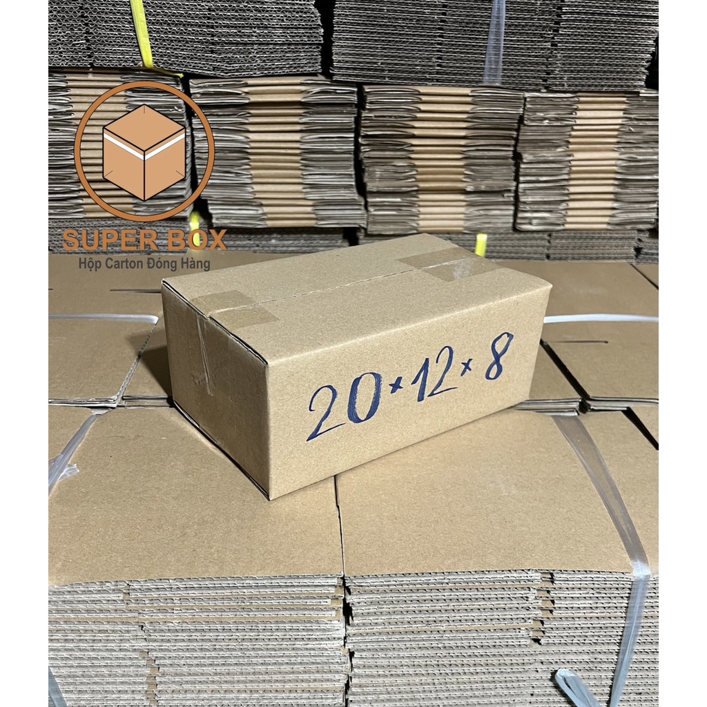 Size 20x12x8(cm) Combo 50 Hộp Carton Shipcod đóng gói hàng | Shopee ...