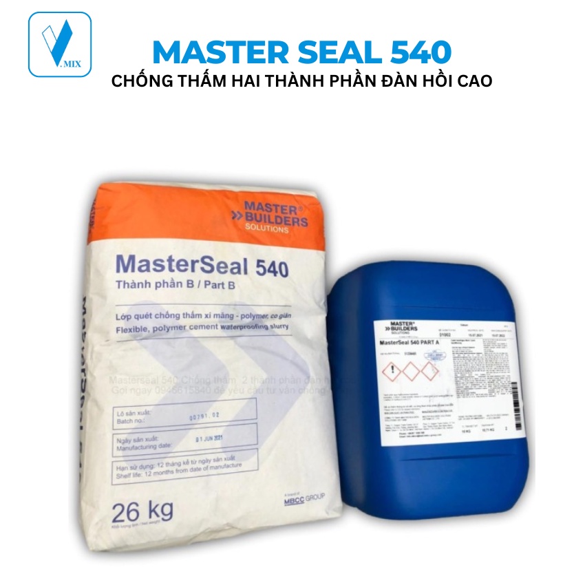 MasterSeal 540-36 Kg Chống Thấm Che Phủ Cao Bám Dính Chắc | Shopee Việt Nam
