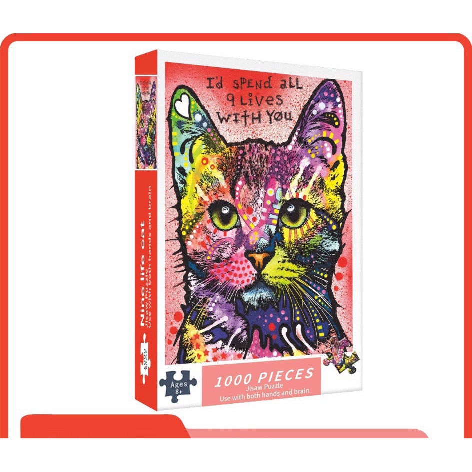 Bộ Tranh Ghép Xếp Hình 1000 Pcs Jigsaw Puzzle (Tranh ghép 70*50cm) Bản ...