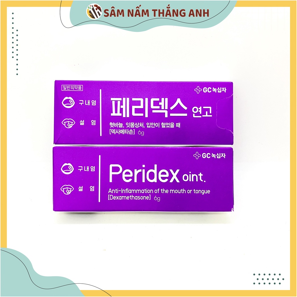 Kem bôi nhiệt miệng Peridex Hàn Quốc - Tuýp 6g | Shopee Việt Nam