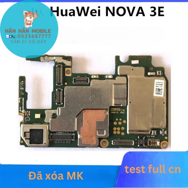 Main board bo mạch chủ cho Huawei nova 3e bóc máy full chức năng (đã xóa mật khẩu) | Shopee Việt Nam