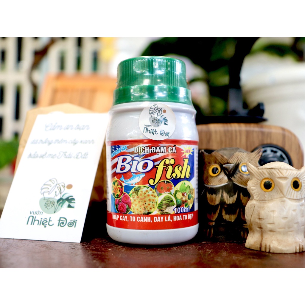 Phân bón đạm cá BIO - FISH 100ml NPK hữu cơ 10-5-5 | Shopee Việt Nam