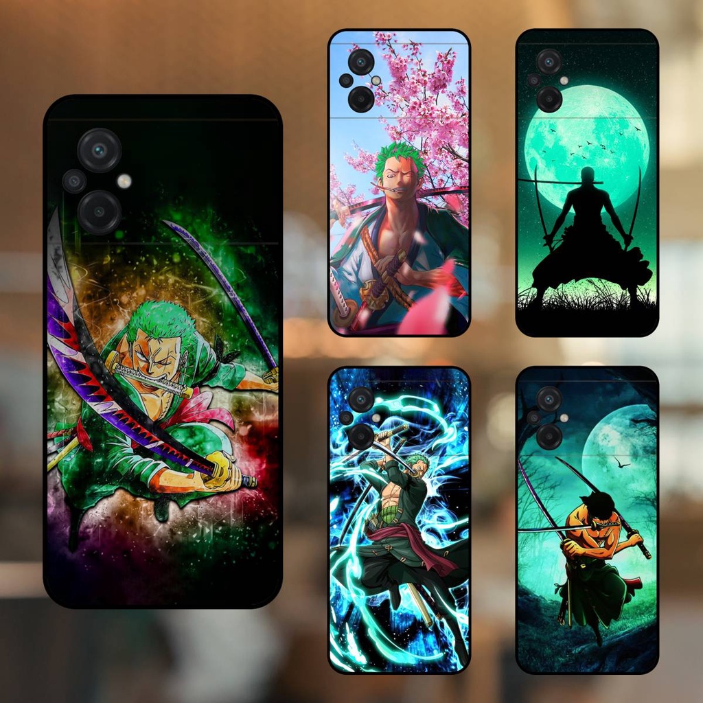 Ốp lưng điện thoại Poco M5 viền đen Zoro One Piece | Shopee Việt Nam