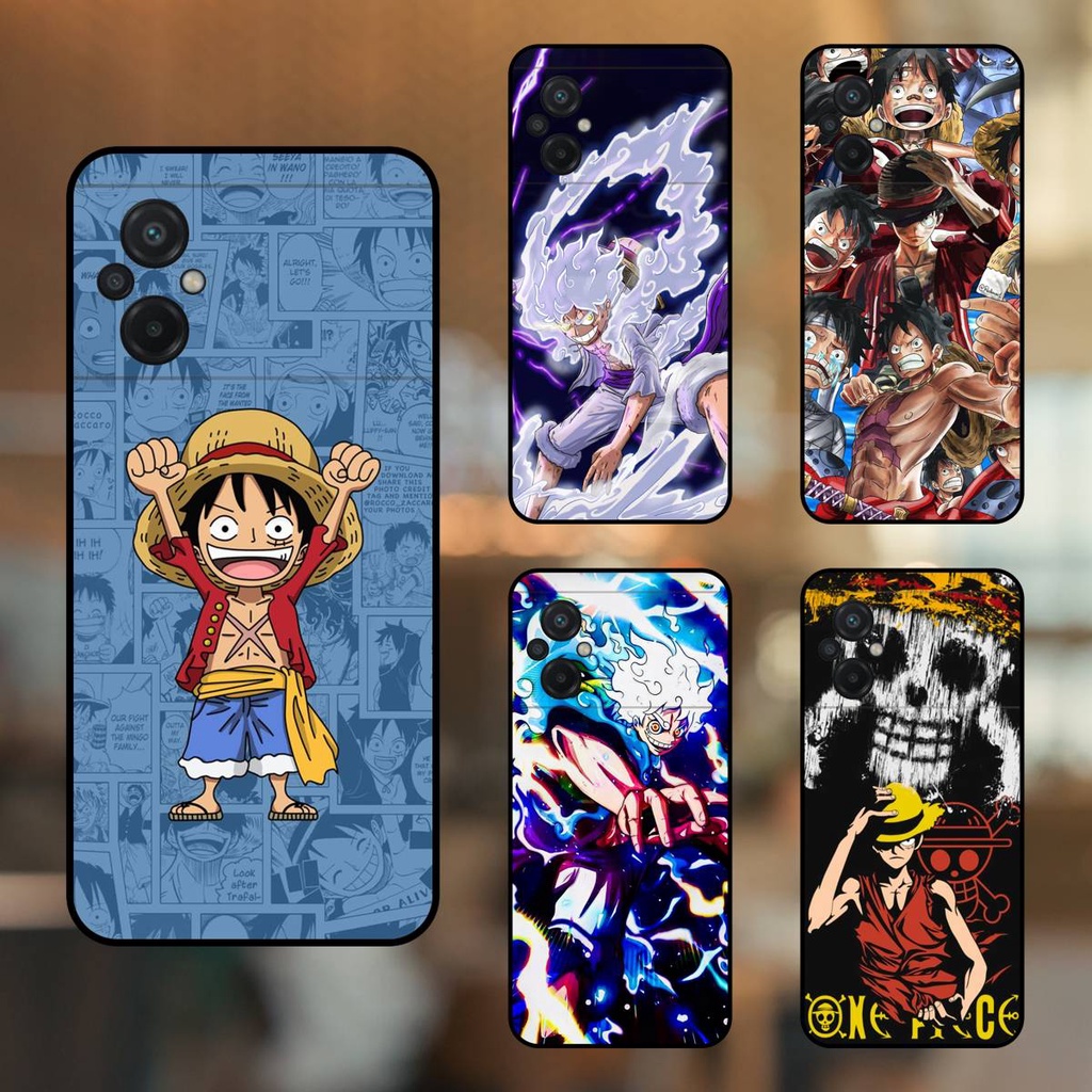 Ốp lưng điện thoại Poco M5 viền đen Luffy One Piece | Shopee Việt Nam
