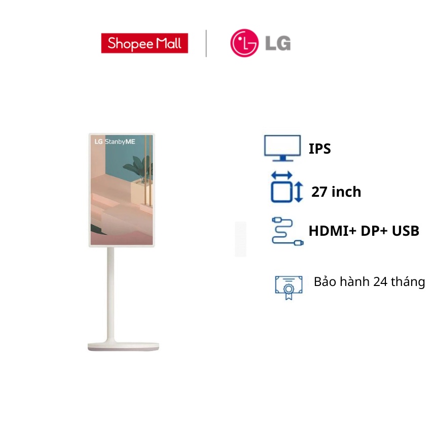Smart Tivi LG StanbyMe 2K( HDMI/USB-A) BẢO HÀHH 24 THÁNG. 27 INCH ...