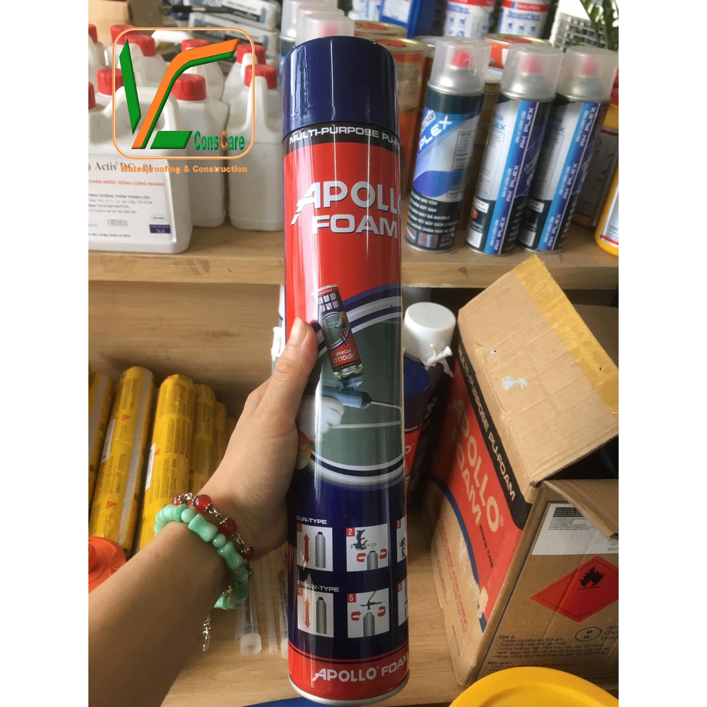 Bình xịt PU FOAM Apollo 750ml | Shopee Việt Nam