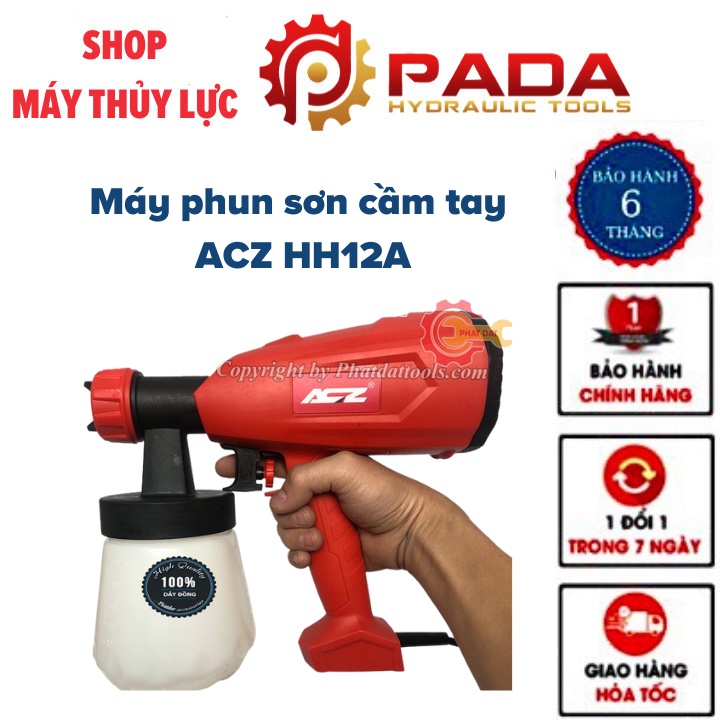 Máy phun sơn cầm tay ACZ HH12A-Hàng chính hãng-Bảo hành 6 tháng- Công ...