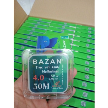 Bazan - Dây Cước Trục Câu Đài Nylon Chất Lượng Cao Bazan VOI XANH (50m ...