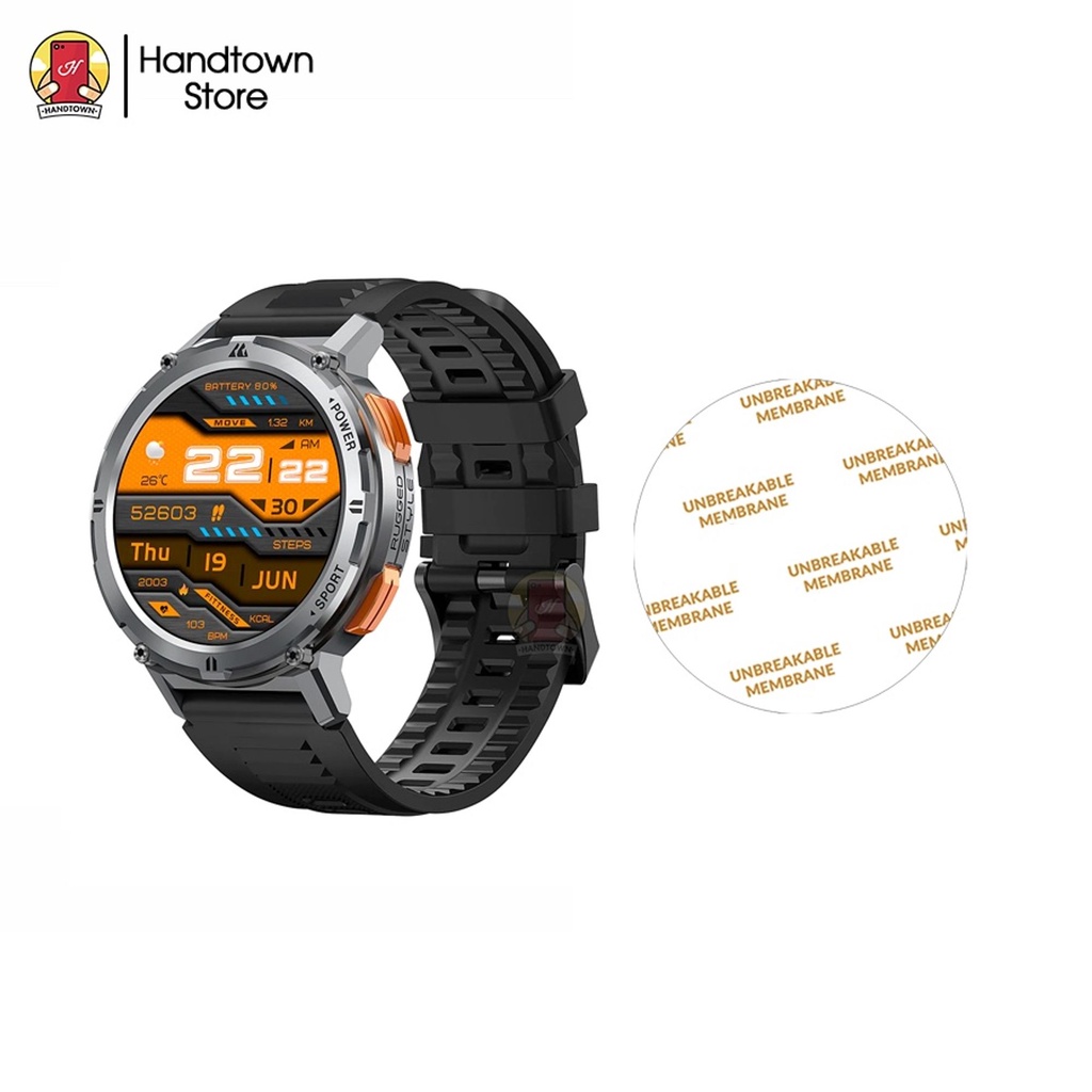 Combo 2 Miếng dán đồng hồ thông minh Kospet Tank T2 PPF 4 lớp Handtown ...