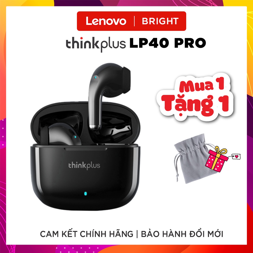 [Phiên Bản Mới 2022] Tai Nghe Bluetooth LENOVO ThinkPlus LP40 Pro ...
