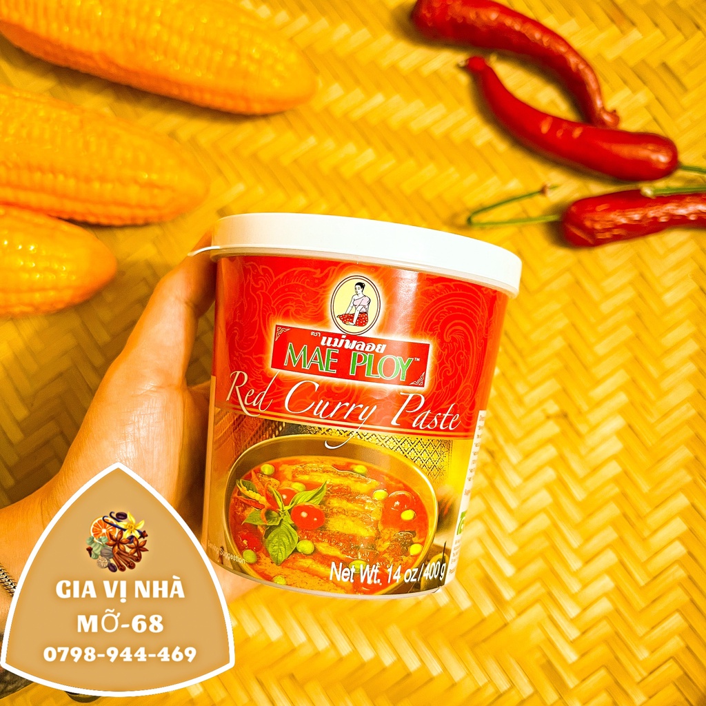 Gia vị bột cari đỏ hiệu Mae Ploy -hủ 400gr | Shopee Việt Nam