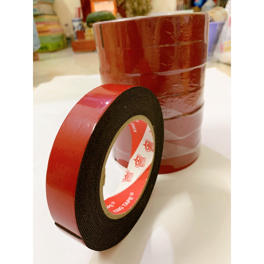 Băng keo Mouse xốp 2 mặt đen 2.4F siêu dính | Shopee Việt Nam