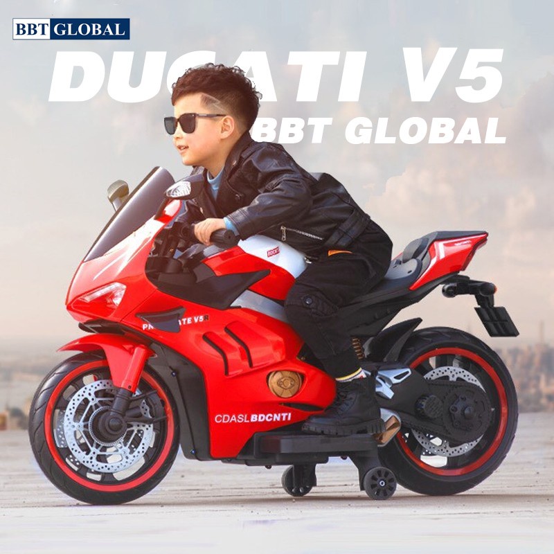 Xe máy điện trẻ em Moto DUCATI V5 cỡ lớn 1.4m BBT-5000 | Shopee Việt Nam