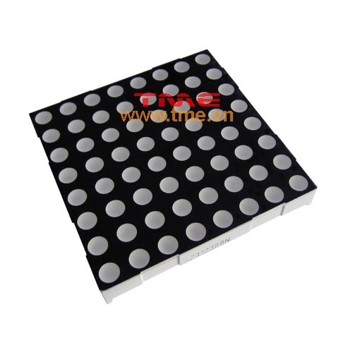 5mm 8x8 Dot matrix LED display, RED color, 60x60mm | Shopee Việt Nam
