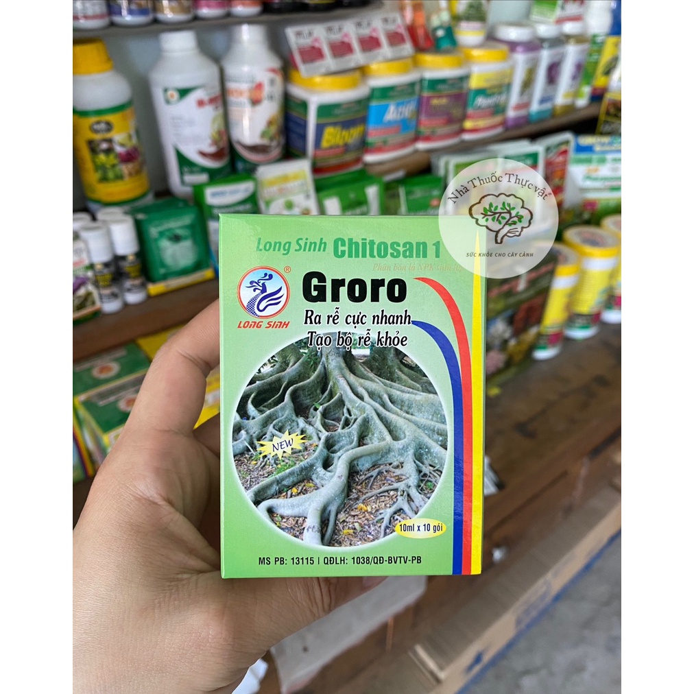 Phân bón Groro dưỡng rễ kích rễ cực mạnh hộp 10 gói | Shopee Việt Nam
