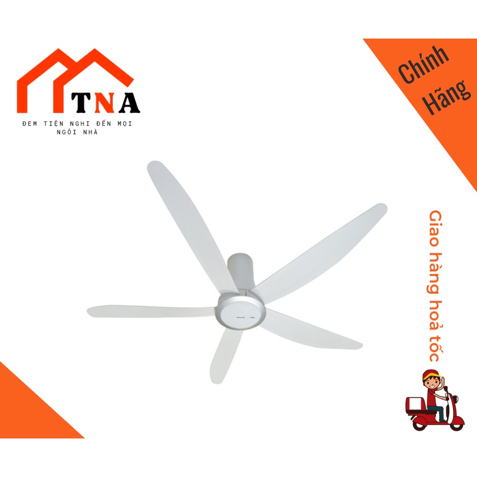 Quạt trần 5 cánh Panasonic F-60TDN điều khiển từ xa, động cơ DC | F-60WWK /F-60GDS/F-60DGN ...